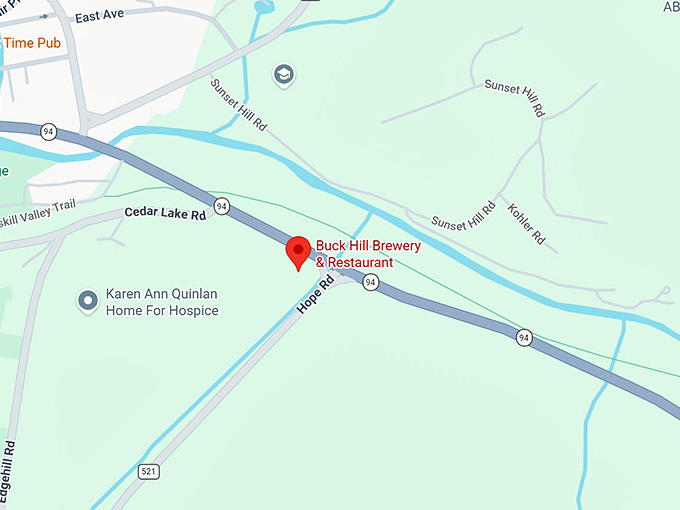 16. buck hill brewery & restaurant map