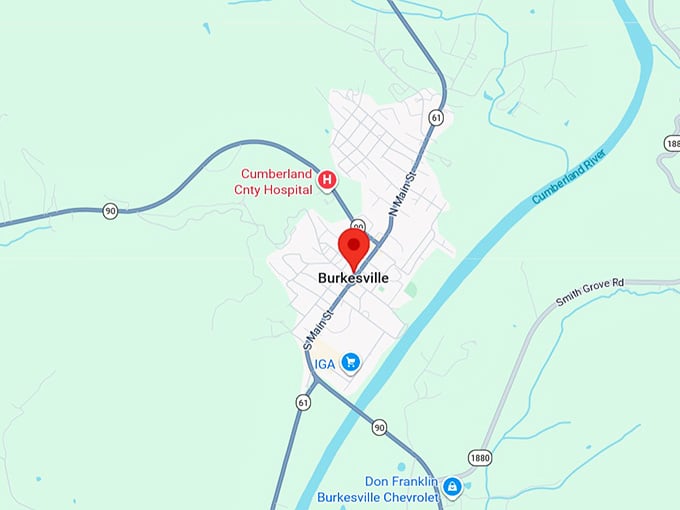 16. burkesville ky map