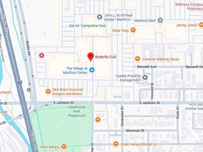 16. butterfly club map