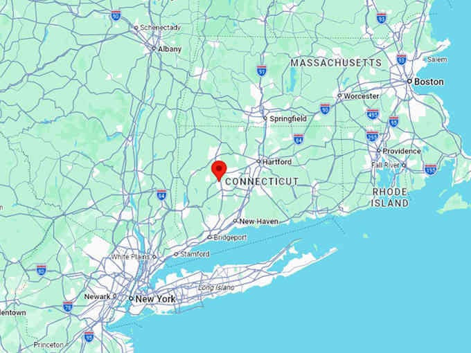 16. ct connecticut map