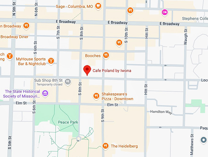 16. cafe poland by iwona map