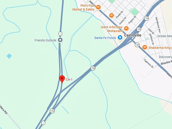 16. california state route 1 map