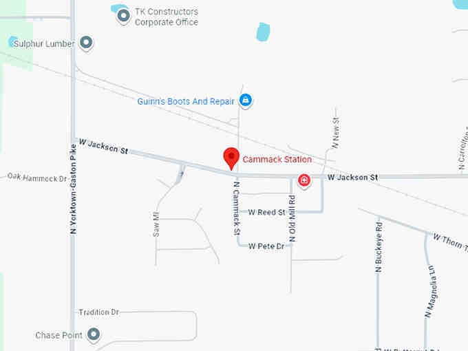 16. cammack station map