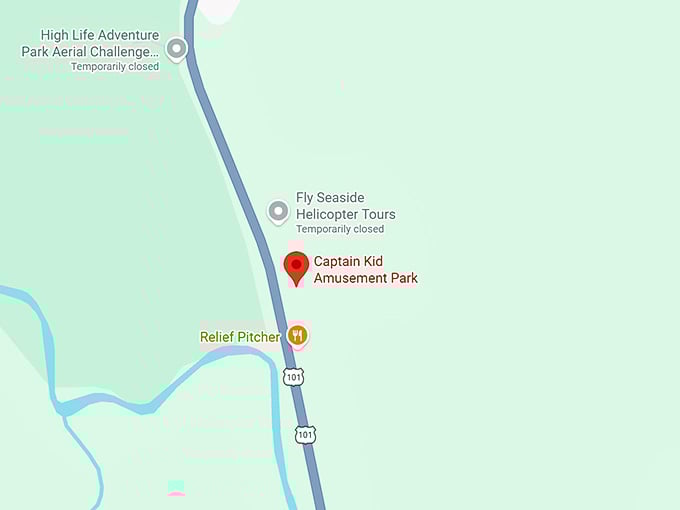 16. captain kid amusement park map
