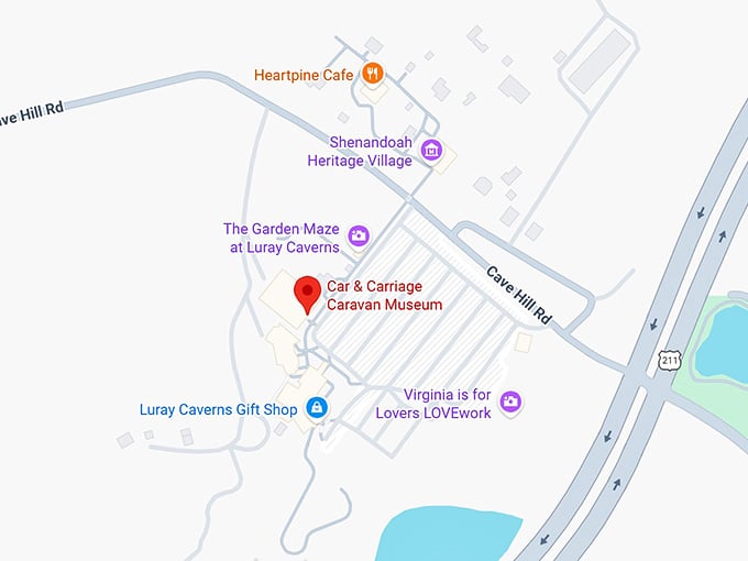 16. car & carriage caravan museum map