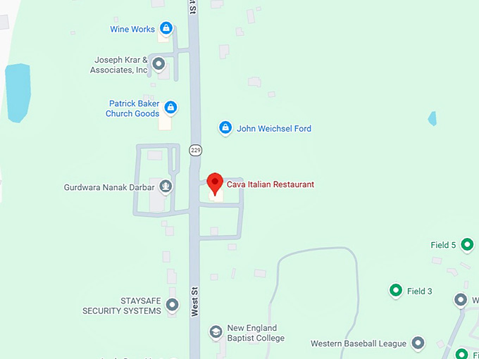 16. cava restaurant map