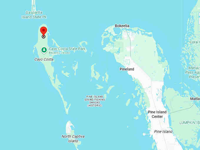 cayo costa state park map