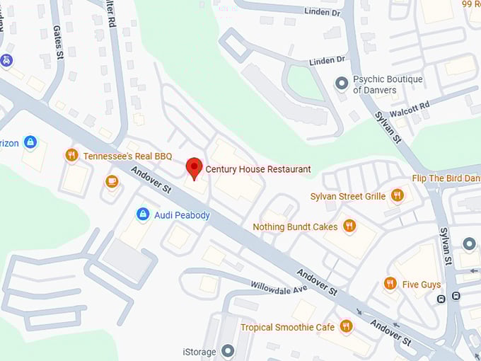 16. century house restaurant map