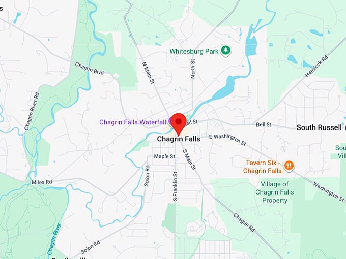 16. chagrin falls oh map