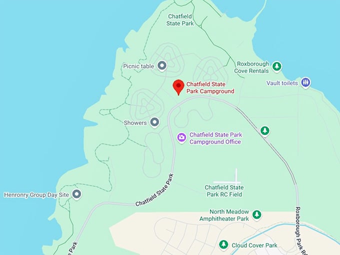 16. chatfield state park campground map