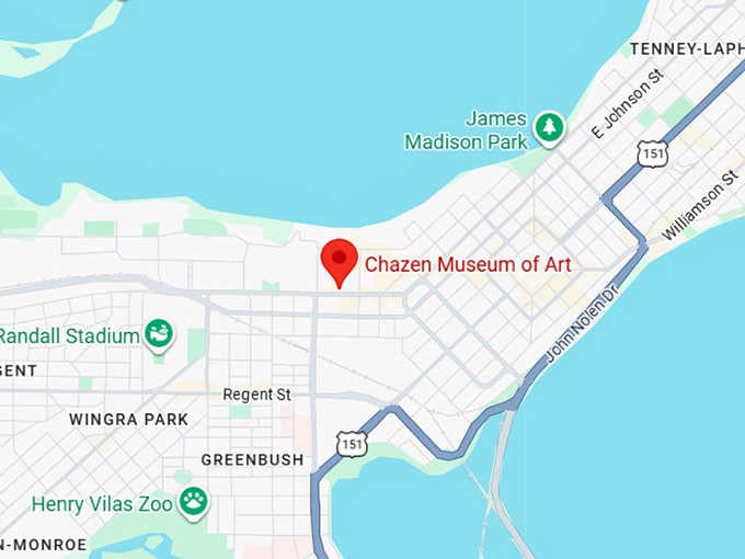 16. chazen museum of art map