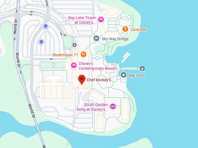 16. chef mickey's map