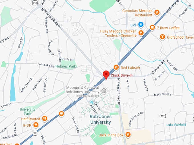 16. clock drive in map