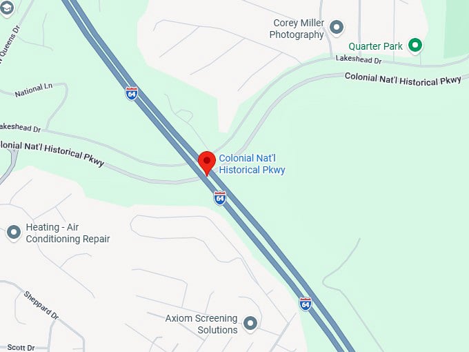 16. colonial parkway map