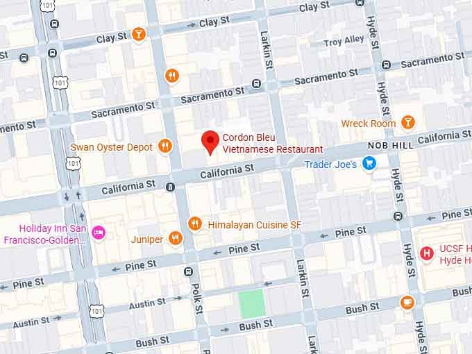 16. cordon bleu vietnamese restaurant map