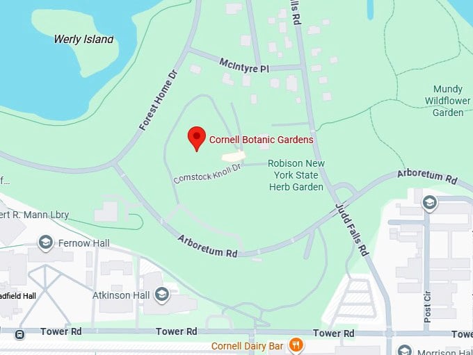 16. cornell botanic gardens map