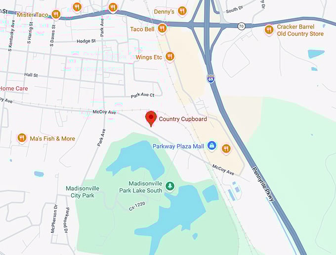 16. country cupboard map