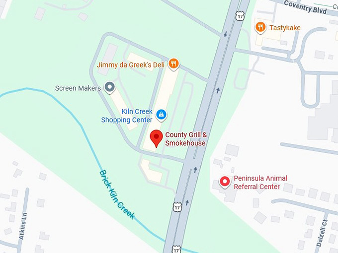 16. county grill & smokehouse's map