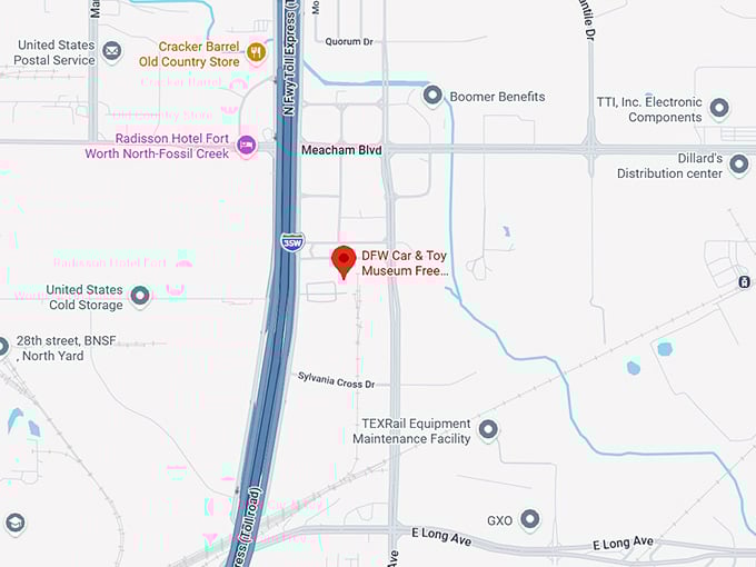 16. dfw car & toy museum map