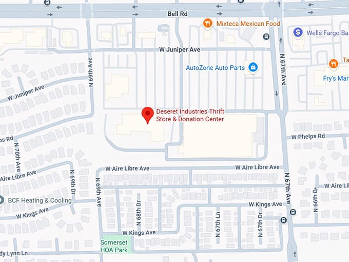 16. deseret industries thrift store & donation center map