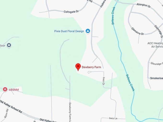 16. dewberry farm map