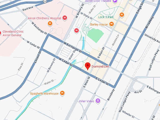 16. diamond deli map