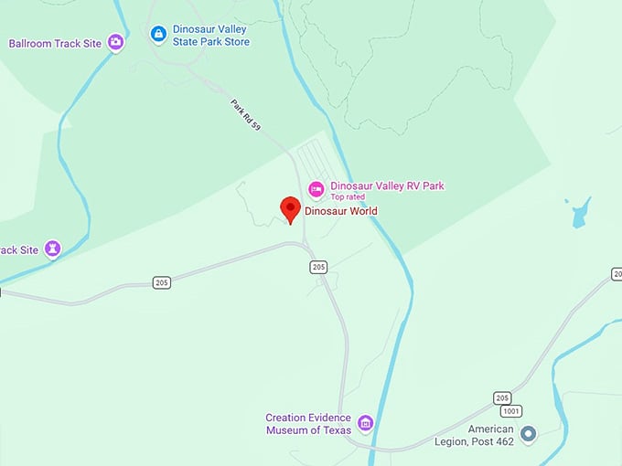 16. dinosaur world map