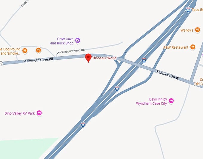 16. dinosaur world map