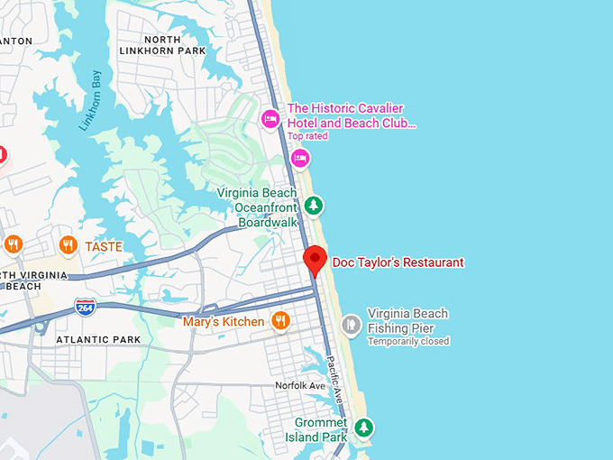 16. doc taylor&rsquo;s restaurant map