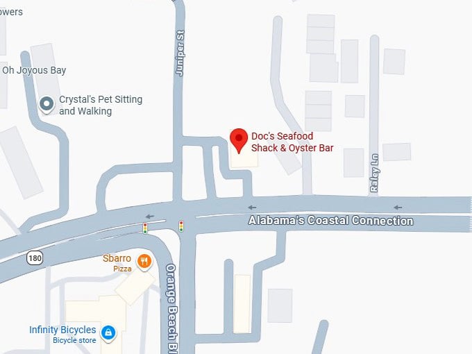 16. doc's seafood shack & oyster bar's map