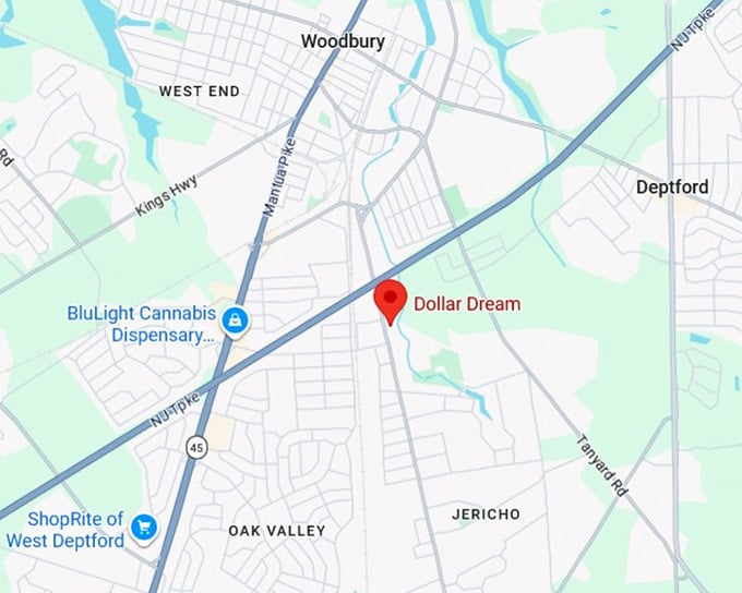 16. dollar dream woodbury heights nj map