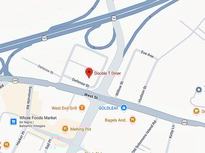 16. double t diner map