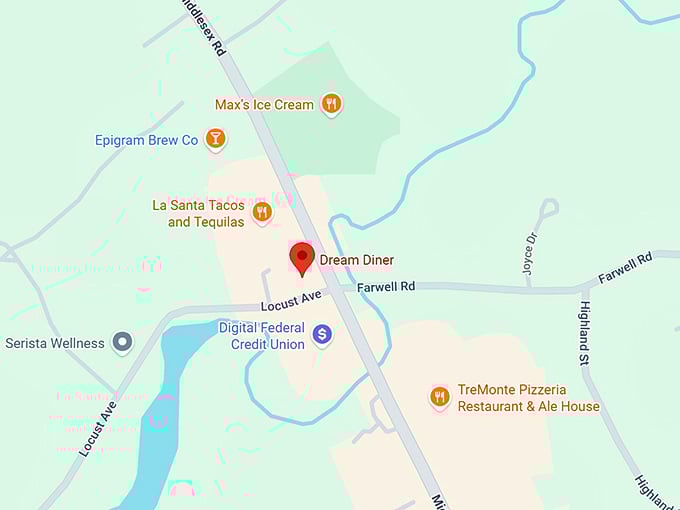 16. dream diner map