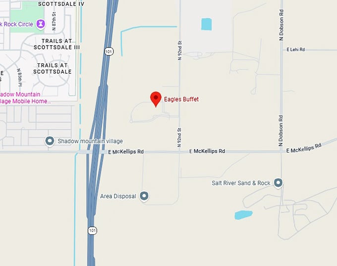 16. eagles buffet map