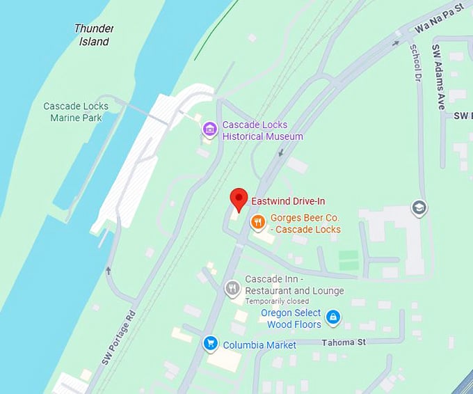 16. eastwind drive in map