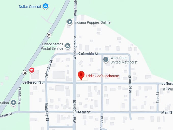 16. eddie joe's icehouse map