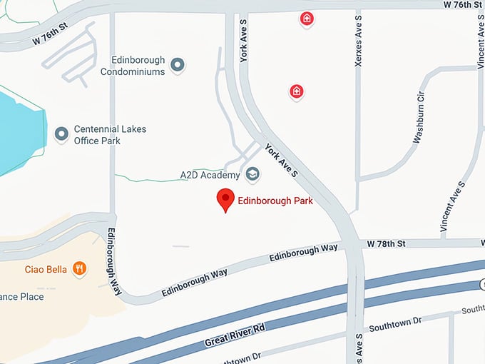 16. edinborough park map