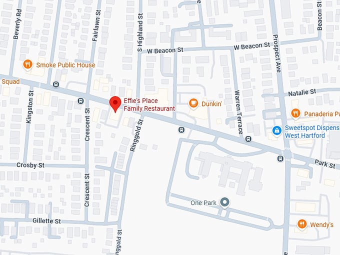 16. effie&rsquo;s place family restaurant map