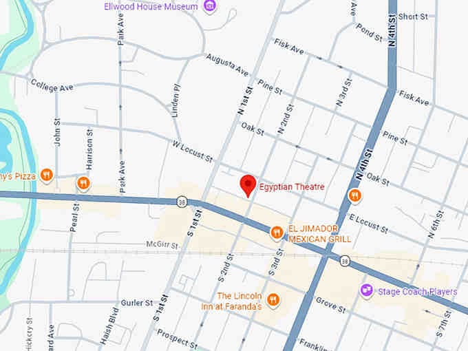 16. egyptian theatre map