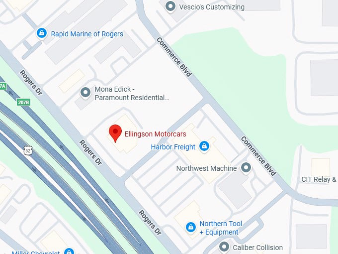 16. ellingson motorcars map