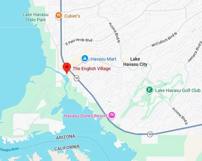 16. english village map