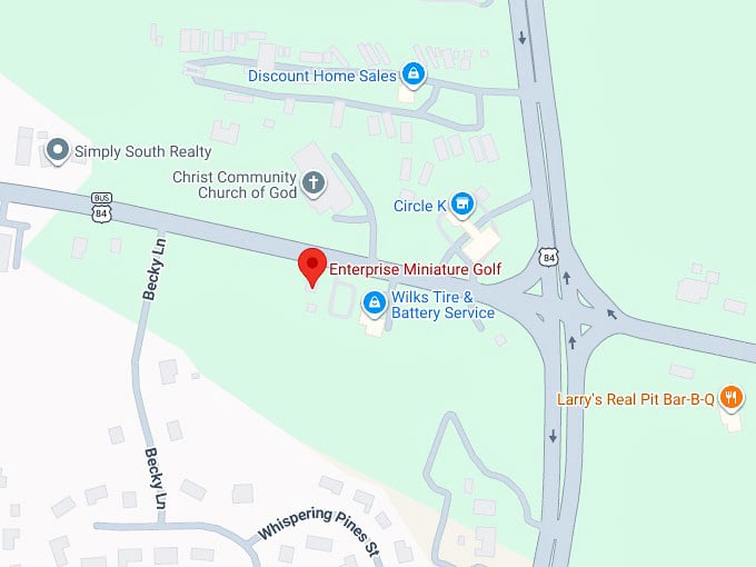 16. enterprise miniature golf map