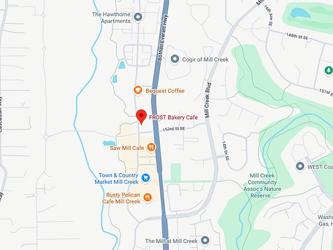 16. frost bakery cafe map