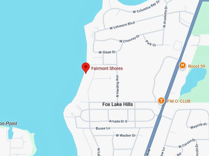 16. fairmont shores' map