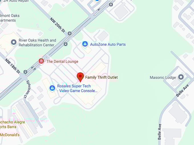 16. family thrift outlet map