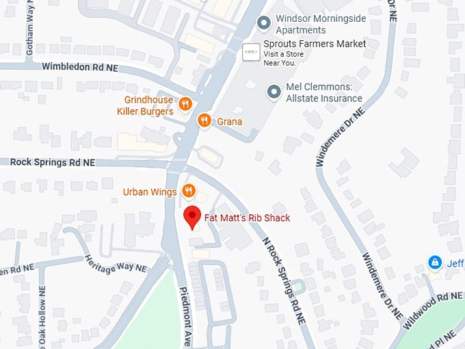 16. fat matt's rib shack map