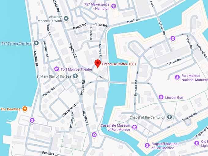 16. firehouse coffee 1881 map