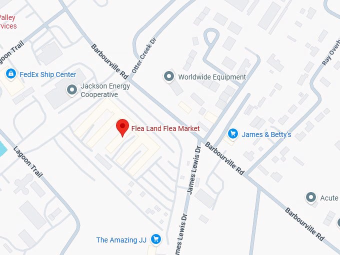 16. flea land flea market inc map