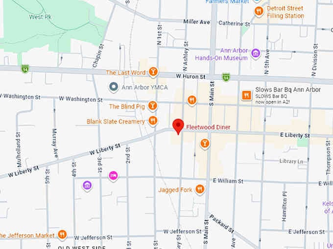 16. fleetwood diner map