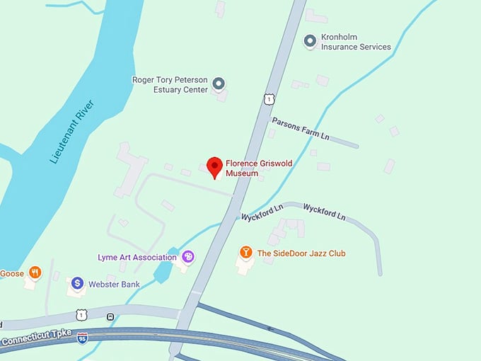 16. florence griswold museum map